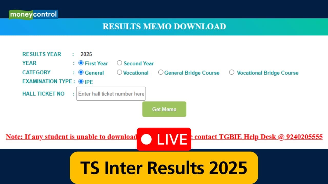 TS Inter Results 2025 (OUT) Live: TSBIE Inter 1st Year, 2nd Year Results declared @ tgbie.cgg ...